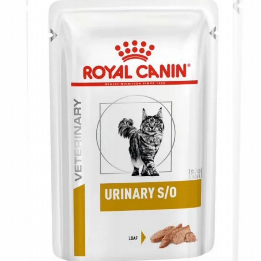 Royal Canin Urinary S/O влажный паштет по 85 г