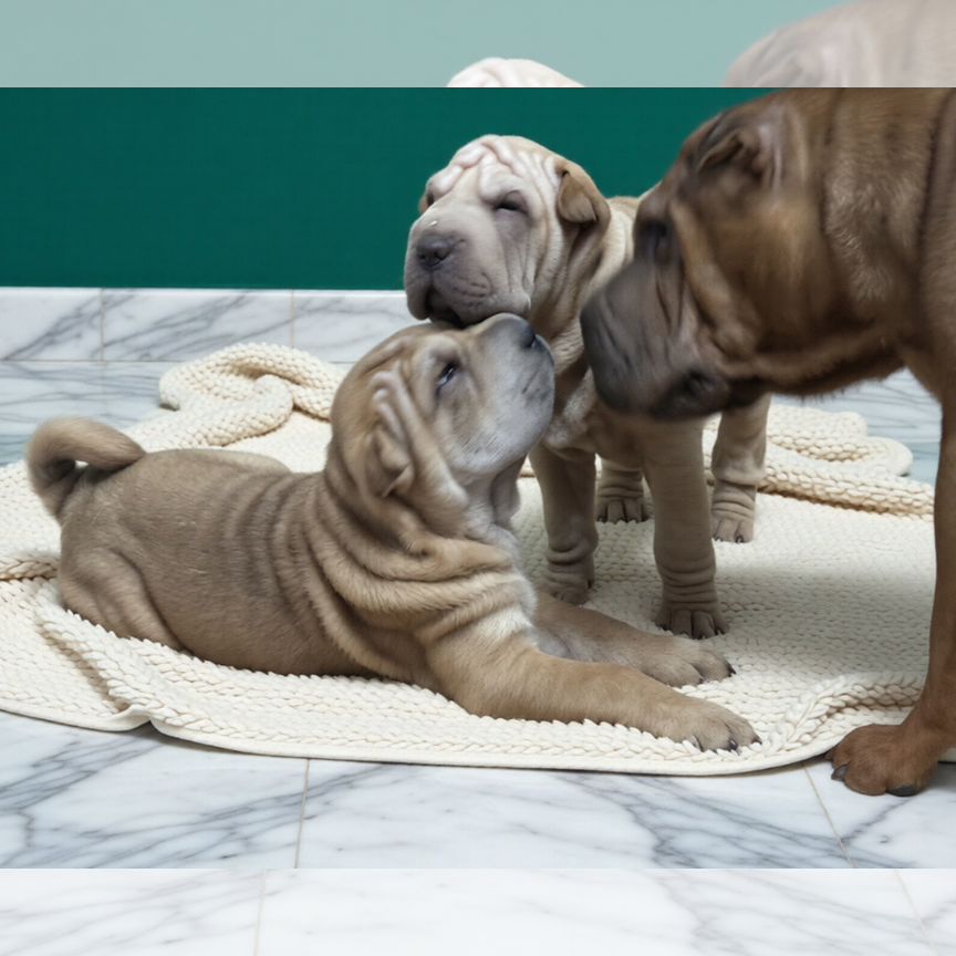 Шарпей, щенок