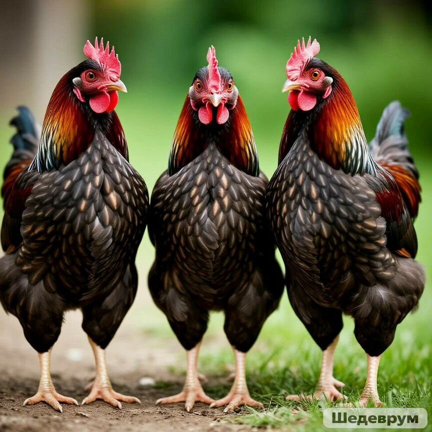 Петухи молодые