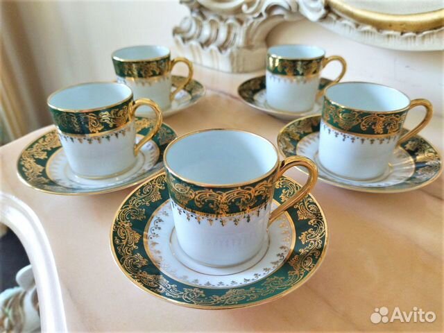 Кофейный набор сервиз Лимож фарфор винтаж Франция купить в Москве ...