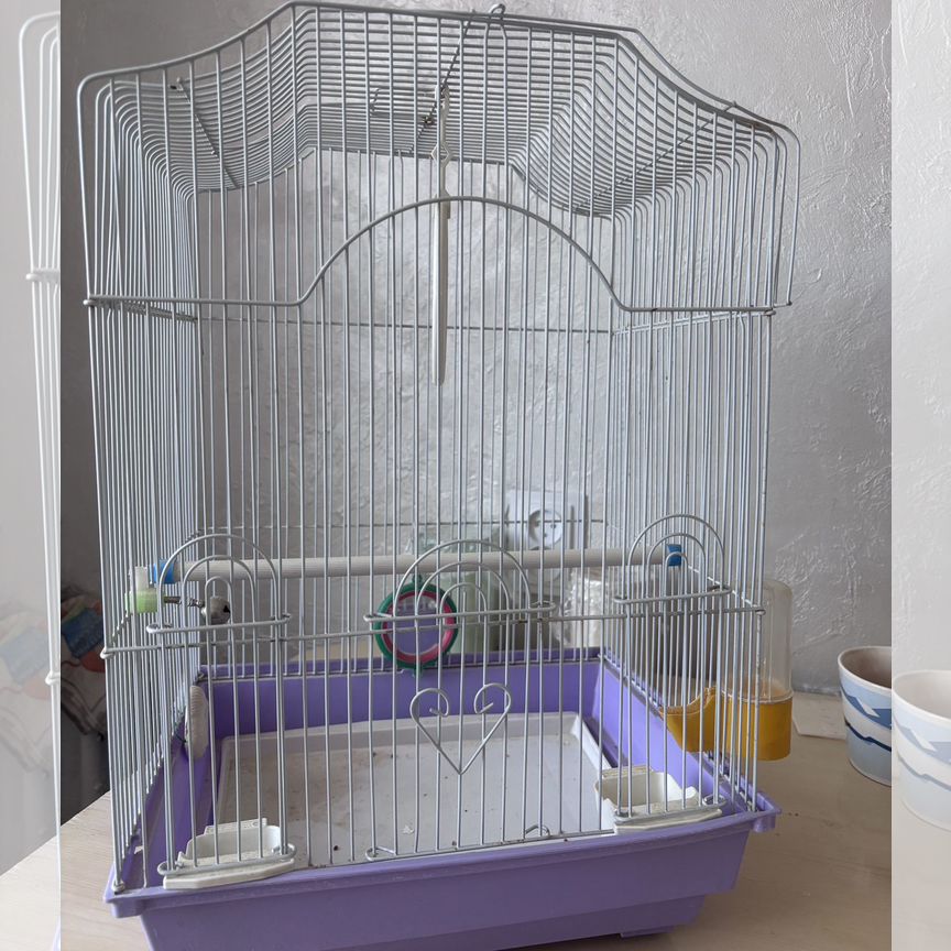 Продам клетку для попугая бу