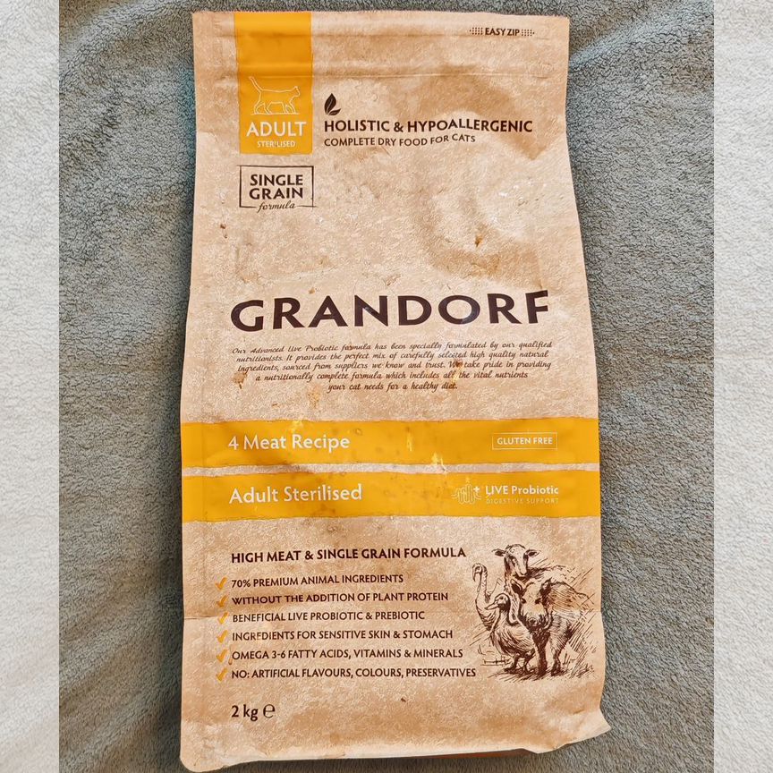 Корм для кошек Grandorf Премиум Holistic