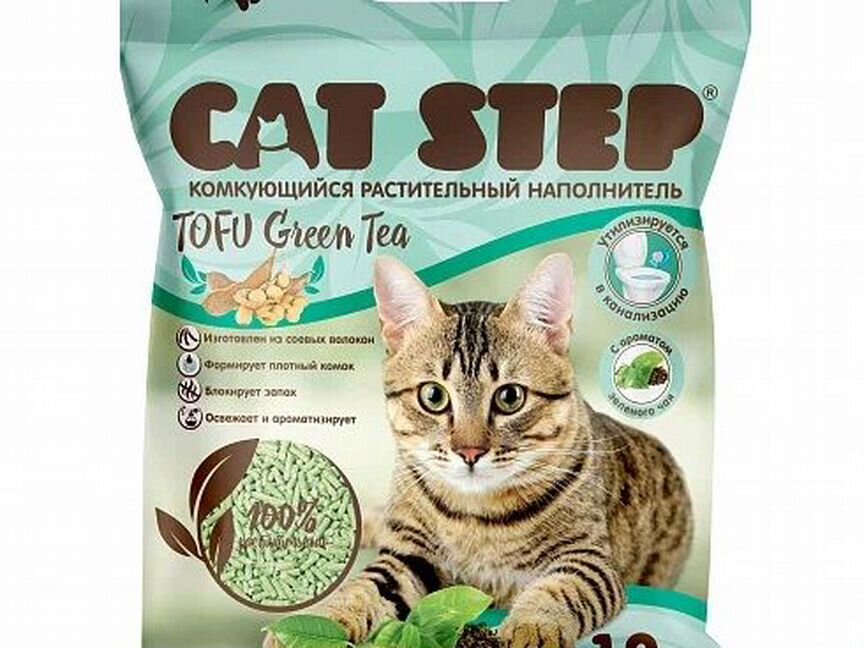 Cat Step Tofu Green Tea, 12л