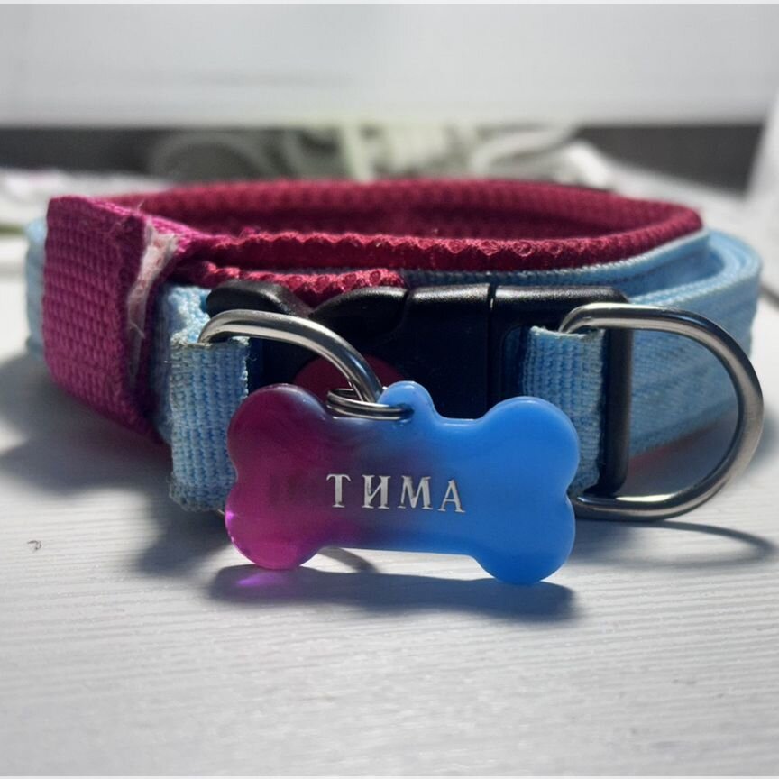 Адресник для собак из эпоксидной смолы