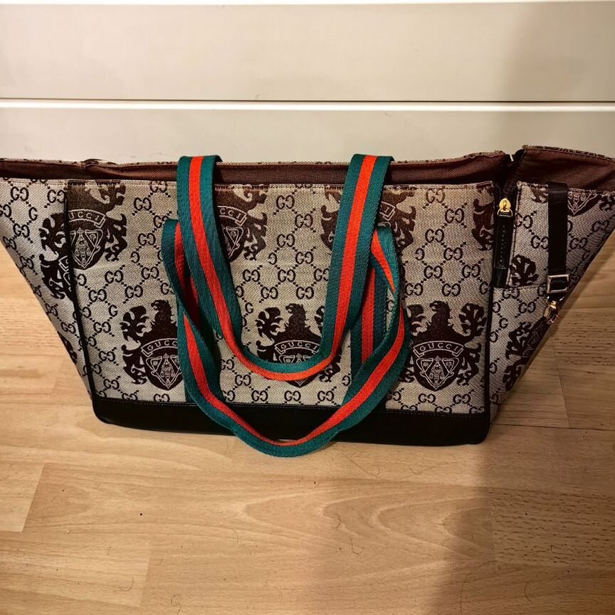 Сумка переноска для собак Gucci