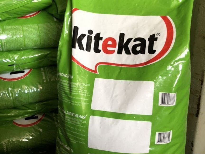 Корм для кошек kitekat китикет 15 кг