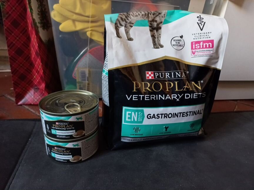 Сухой корм и паштет Purina Pro Plan EN Gastroint