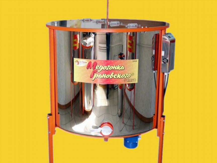 Медогонка 4 рамочная автомат "Грановского" 220