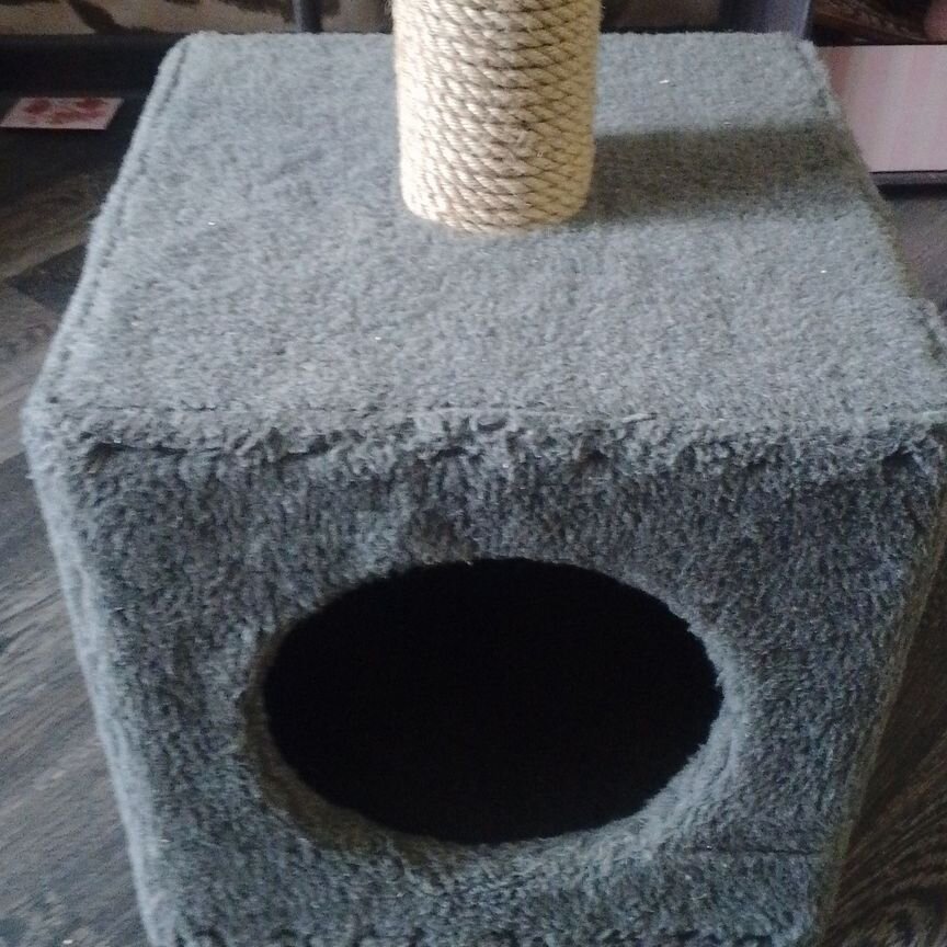 Когтеточка домик для кошки