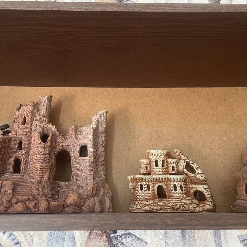 Декор в аквариум замок