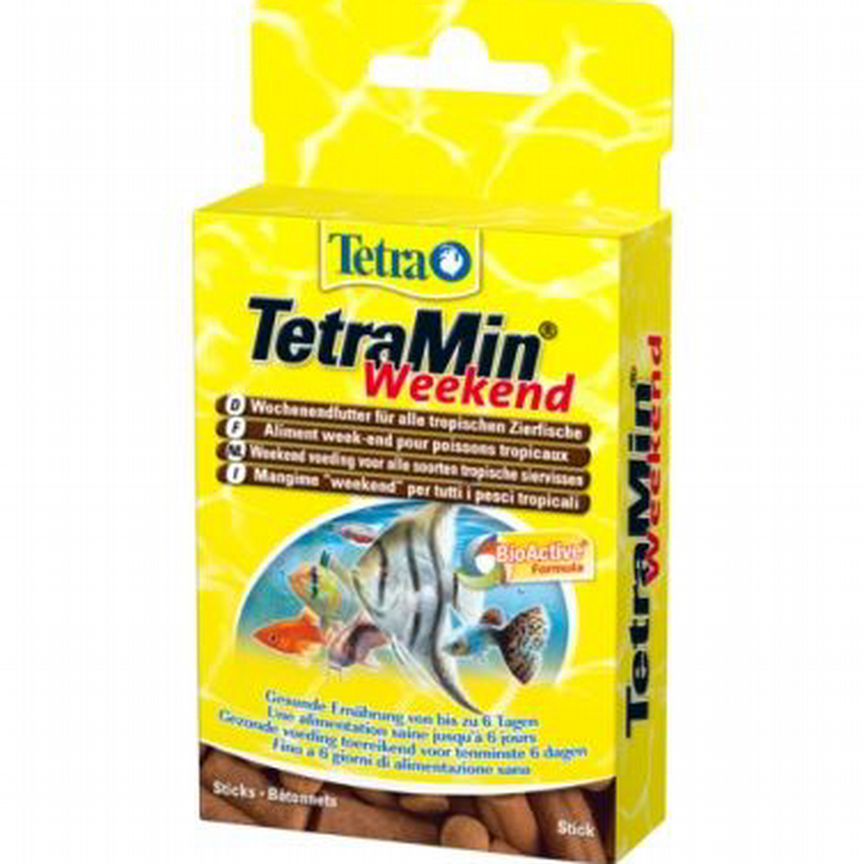 TetraMin Weekend 20шт Корм для рыб в палочках отпуск до 6 дней