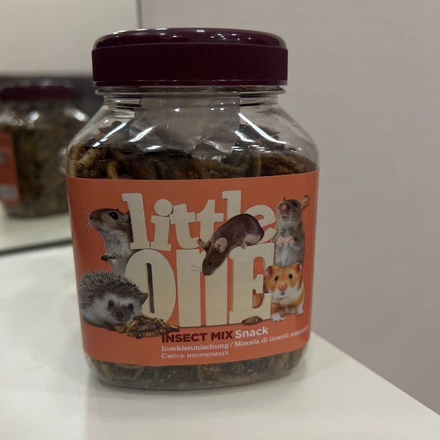 Микс сушеных червяков для грызунов