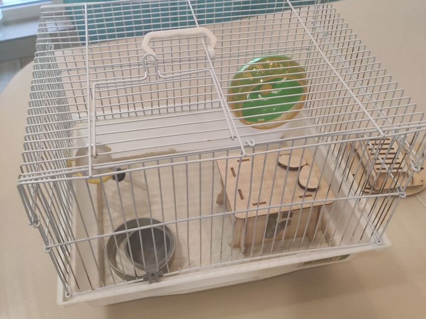 Клетка для хомяка + аксессуары