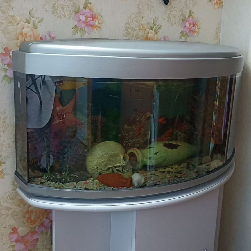 Аквариум с тумбой бу