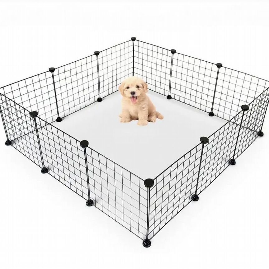 Вольер для щенков/котят с дверкой (12 секций)