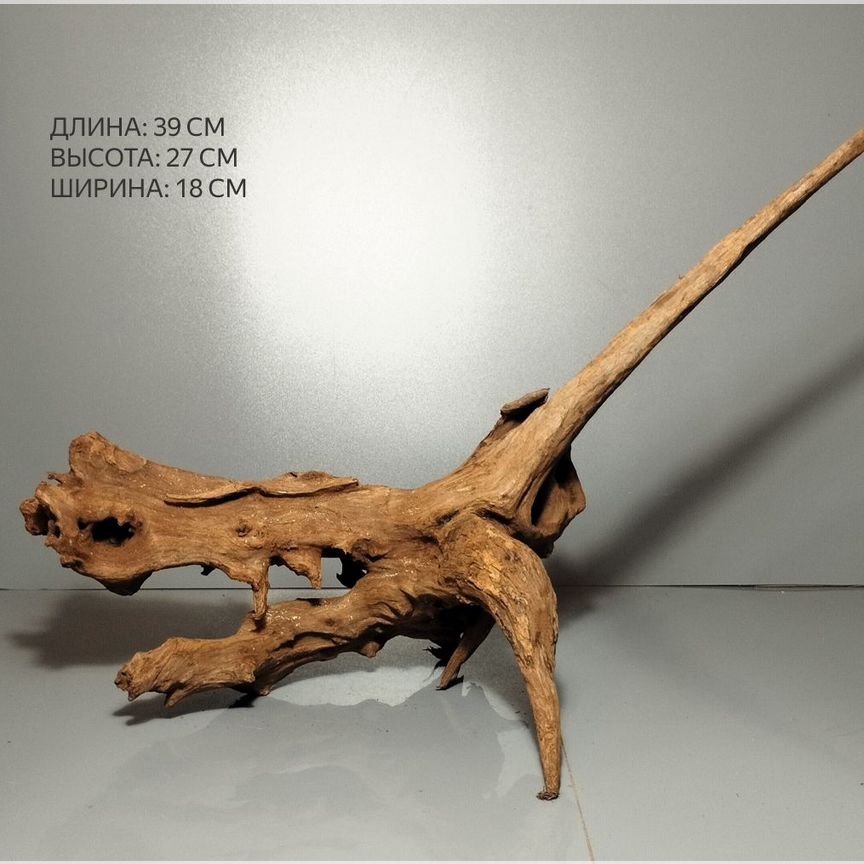 Коряга мангровая для аквариума 39*18*27 вк37