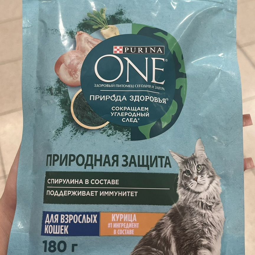 Сухой корм для кошек purina one 180 г