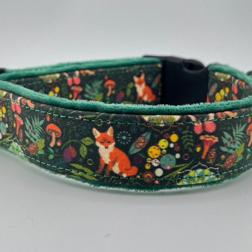 Ошейник 30мм Лисички в лесу