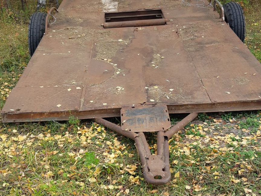 Платформа прицеп для сена