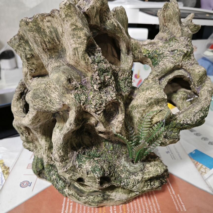 Декорации для аквариума бу