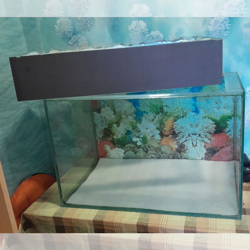 Продам аквариум бу 90 литров