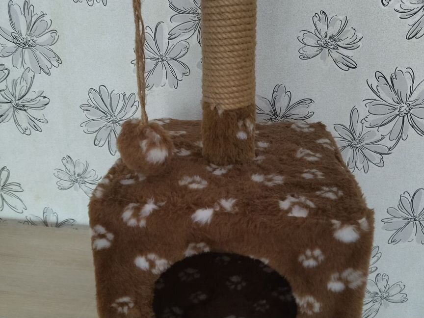 Домик для кошки с когтеточкой