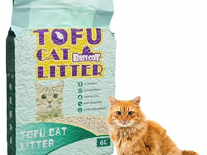 Наполнитель для кошачьего туалета Tofu