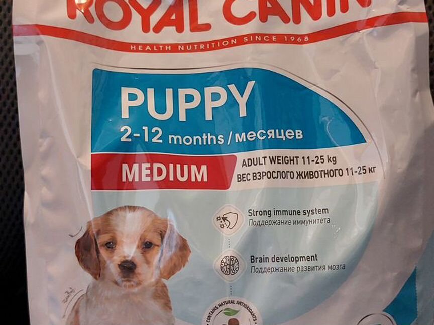 Сухой корм royal canin medium puppy