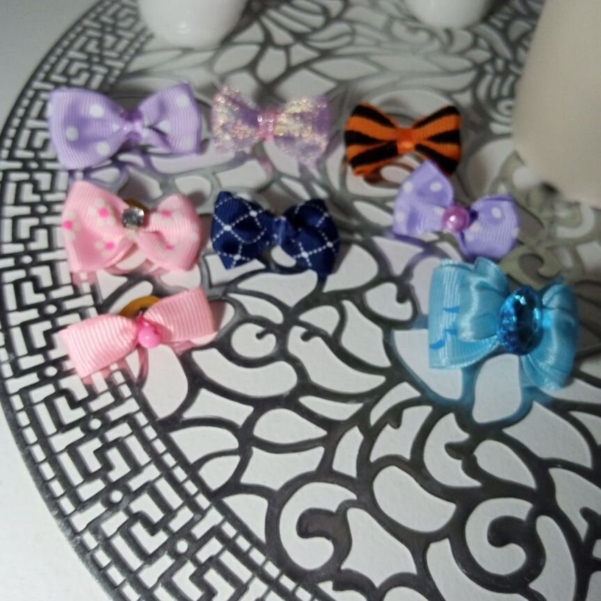 Бантики ручной работы для собак