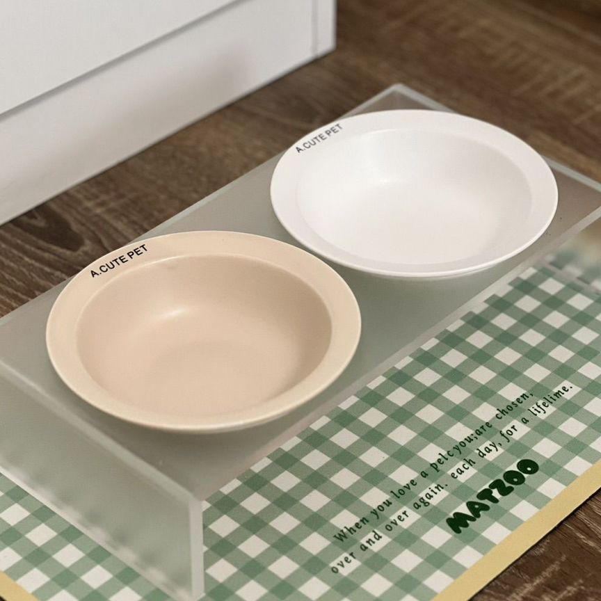 Миска для кошек и собак керамическая