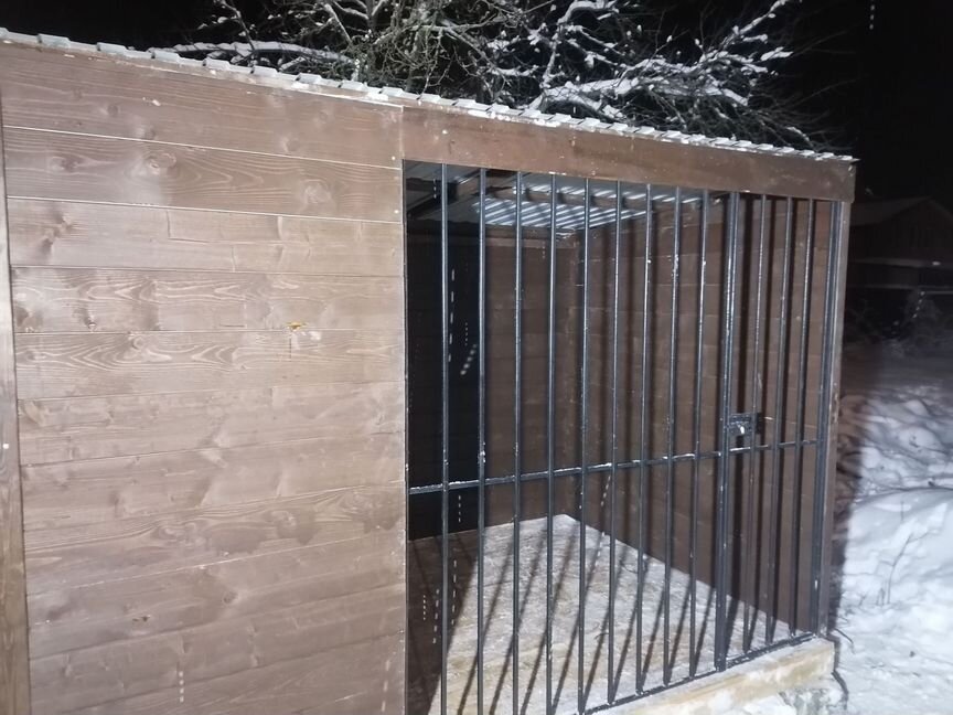Вольер уличный закрытый 2*3 метра