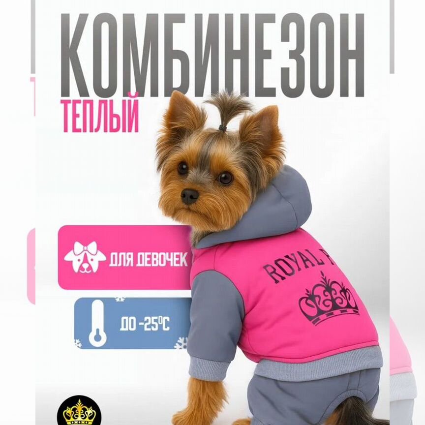 Зимний комбинезон для собаки