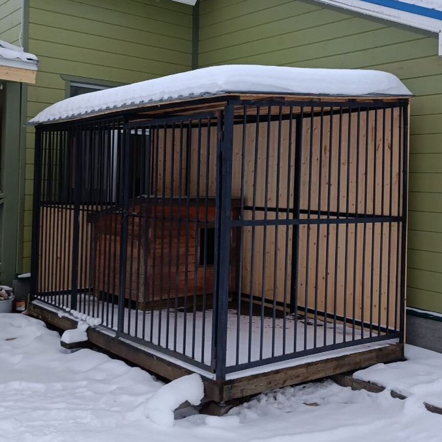 Будка вольер для собаки