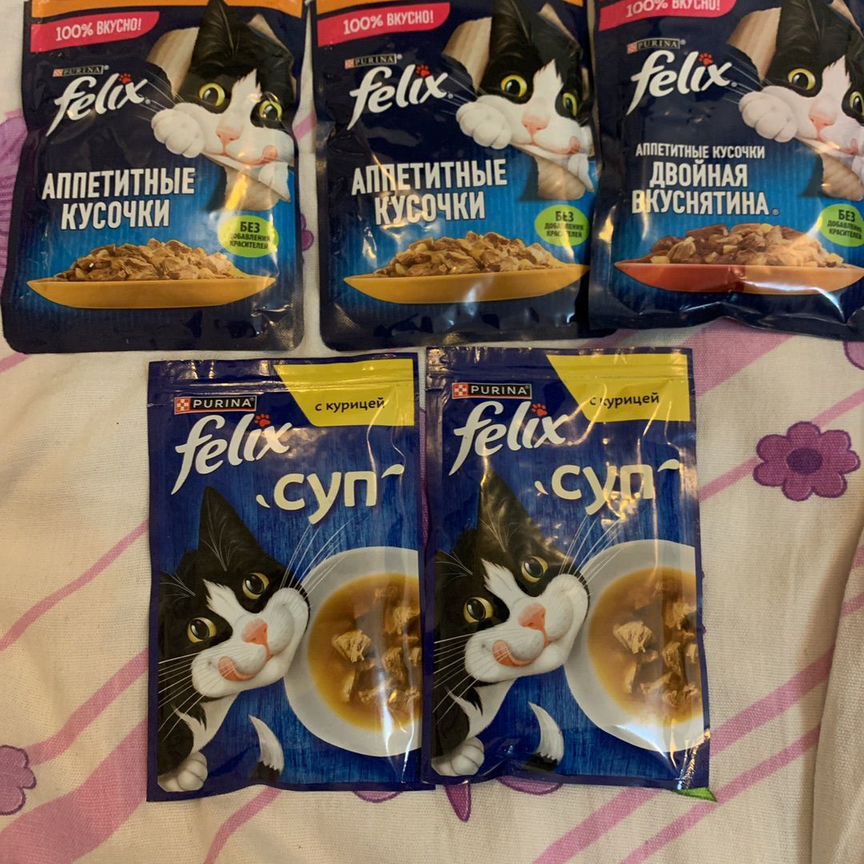 Корм для кошек felix
