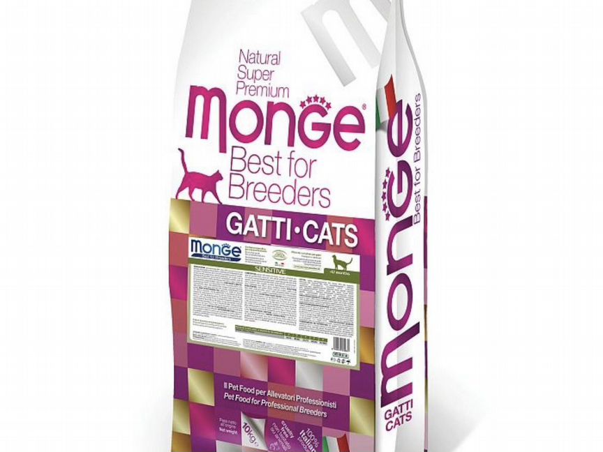 Monge Cat Sensitive для кошек,курица 10 кг