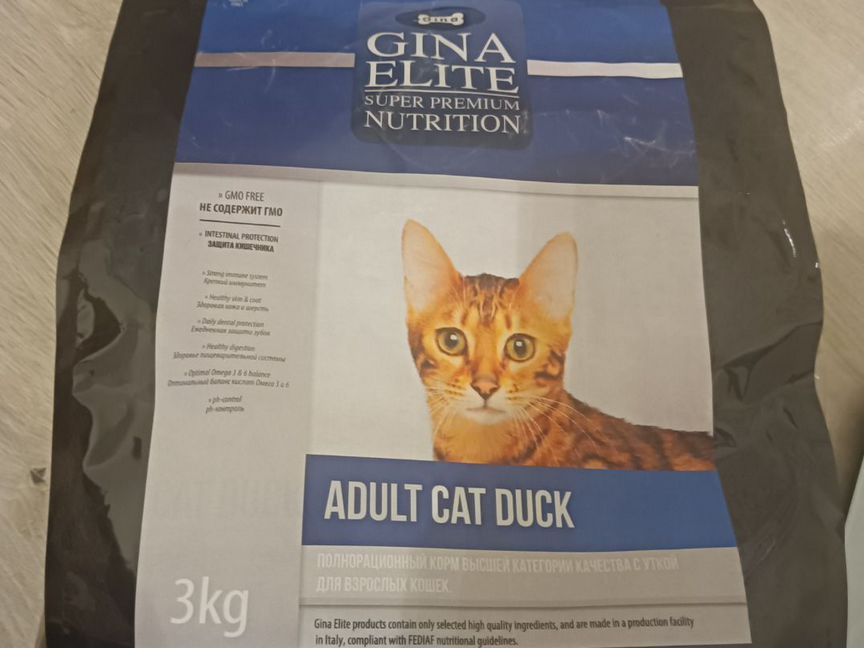 Gina elite корм для кошек