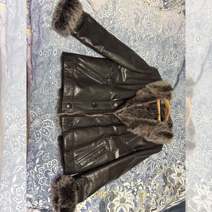 Дубленка натуральная мужская 52 54 короткая