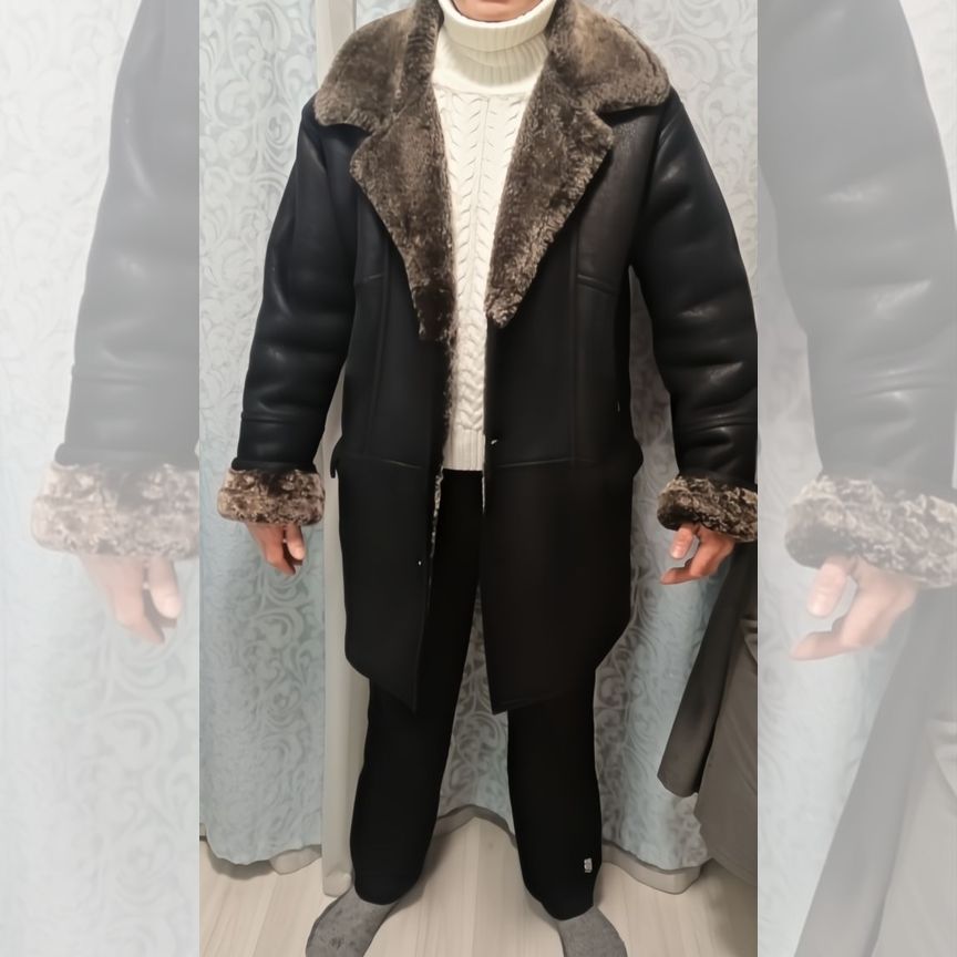 Дубленка натуральная мужская