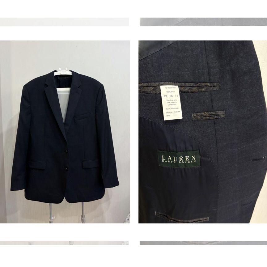 Ralph lauren пиджак 100% шерсть