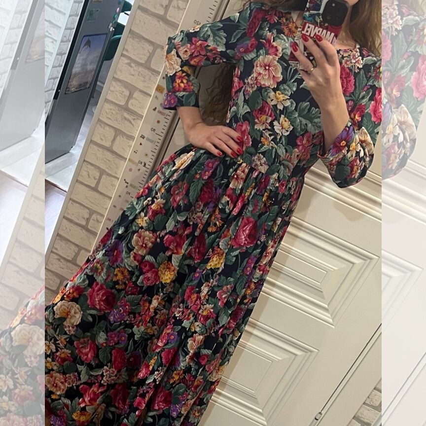 Платье женское длинное в пол 42 44