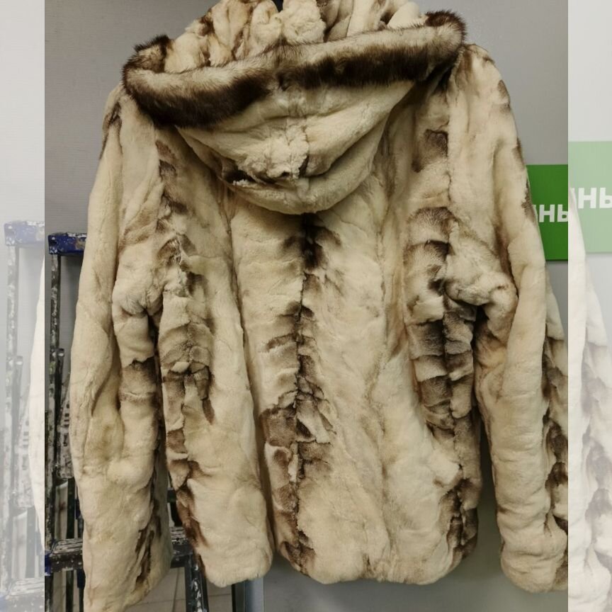 Шуба норковая 46 48 бу белая
