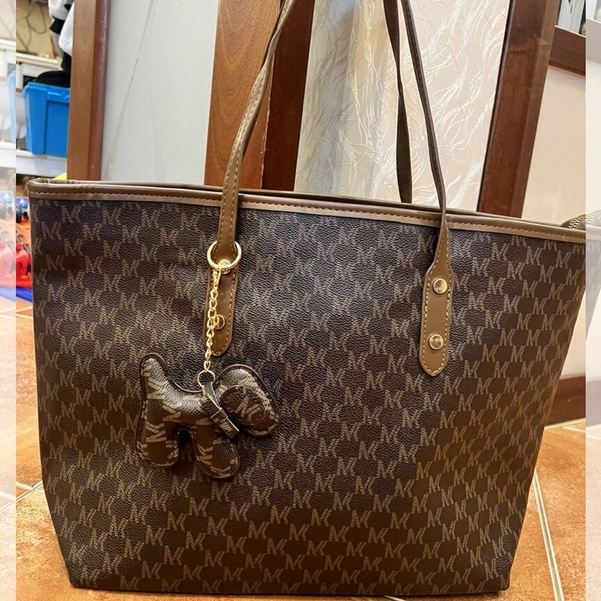 Сумка шопер коричневая