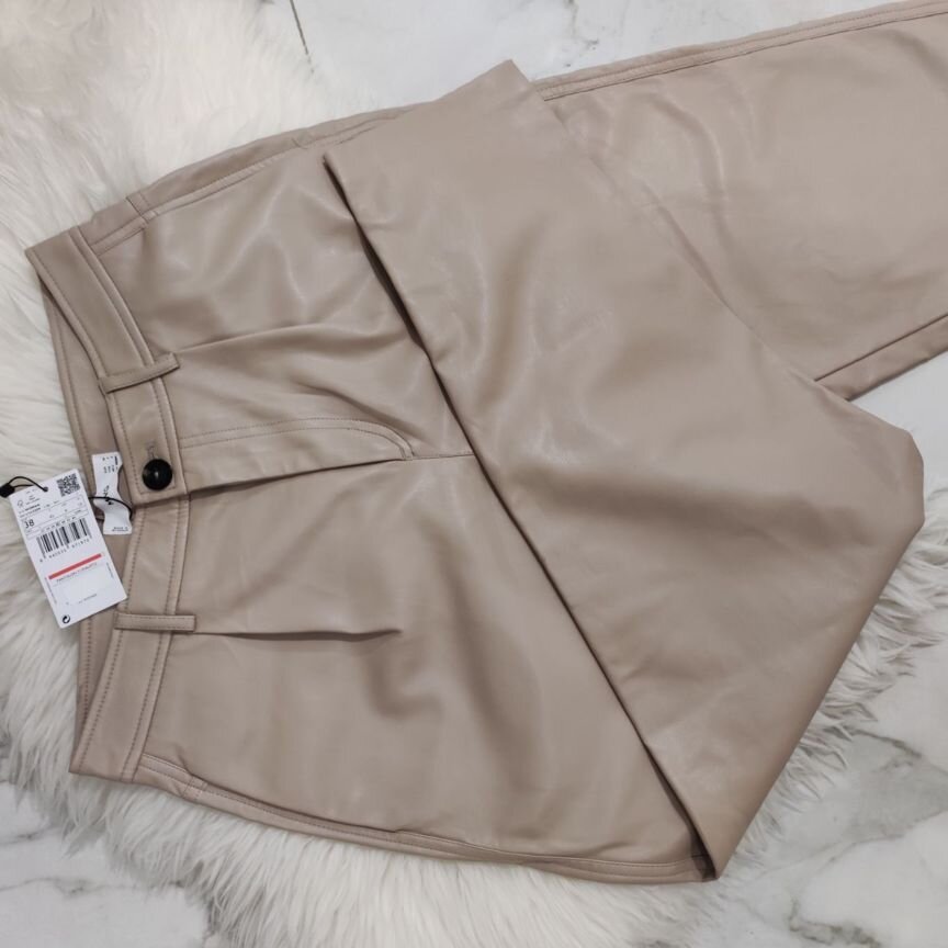 Брюки Mango кожзам, 38