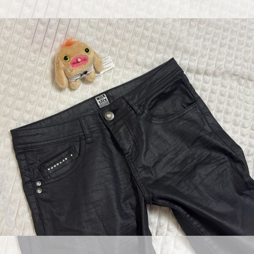 Вощеные джинсы skinny waxed