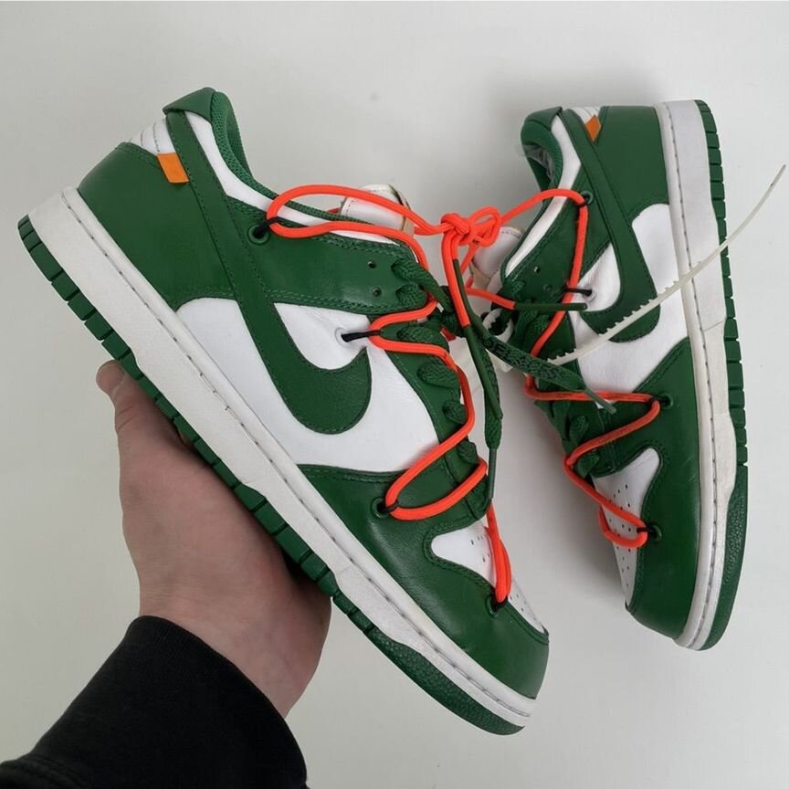 Nike Dunk x Off White Pine Green оригинал