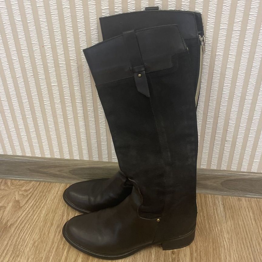 Сапоги женские натуральная кожа италия