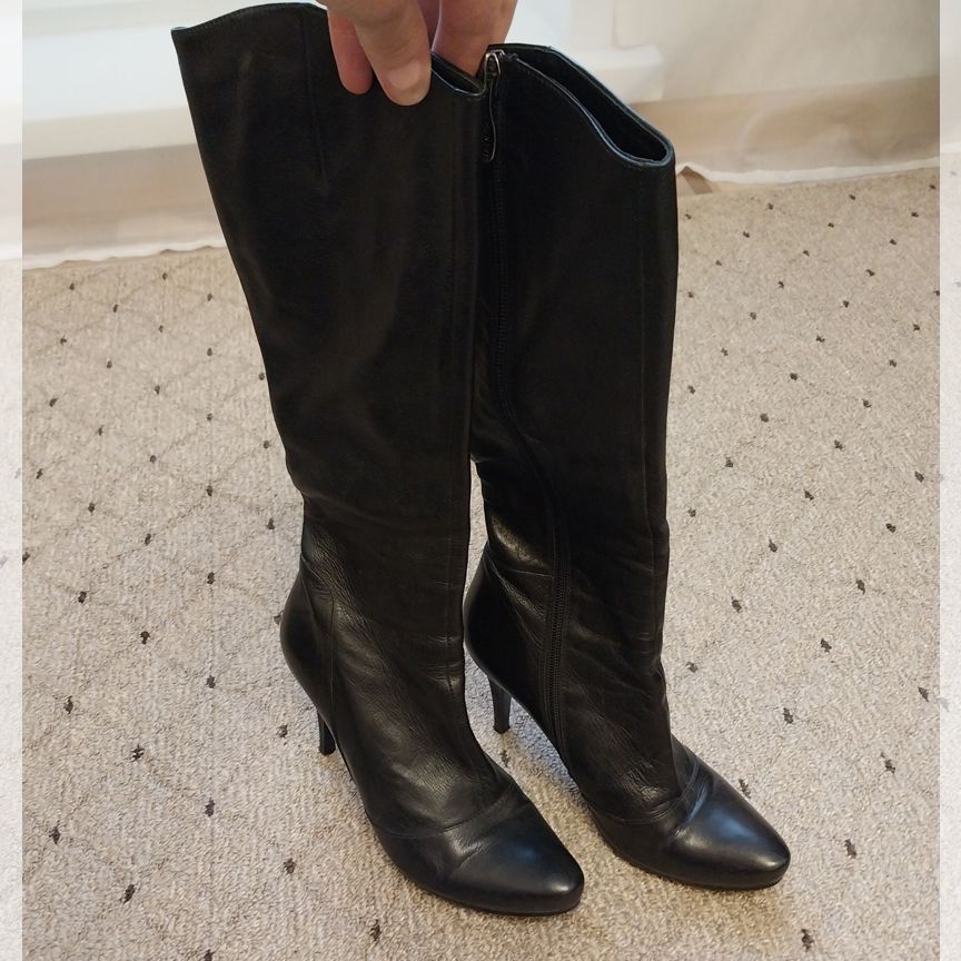 Сапоги женские натуральная кожа