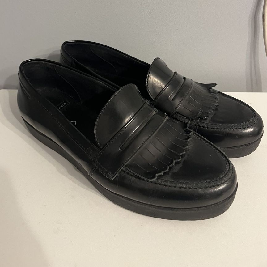 Лоферы женские vagabond 39 размер черные