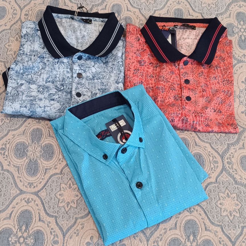 Рубашка р 50 и поло р.48. Новые, Турция