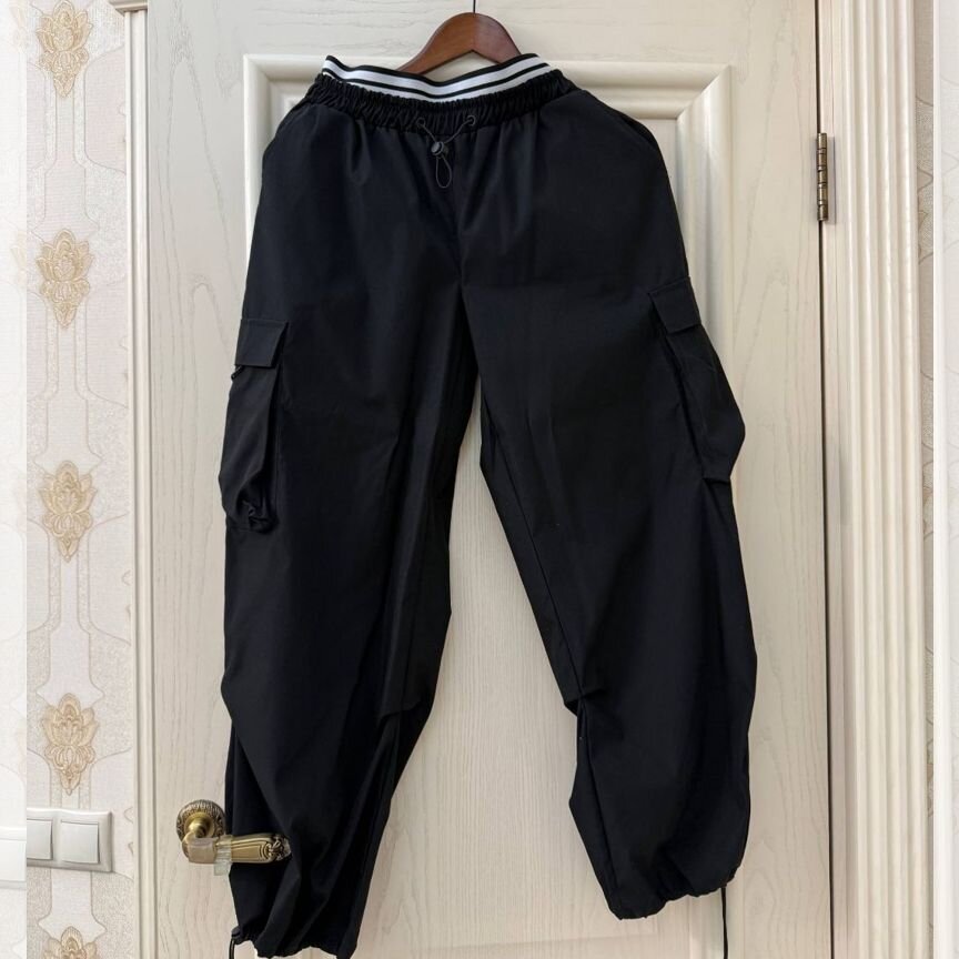 Штаны карго широкие